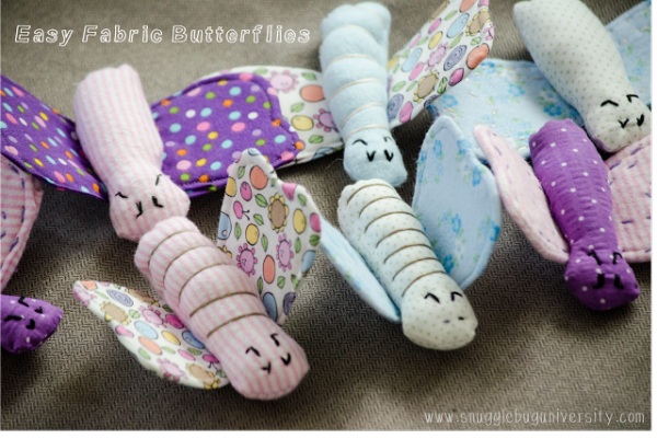 Easy DIY Fabric Butterflies | Plushie Patterns