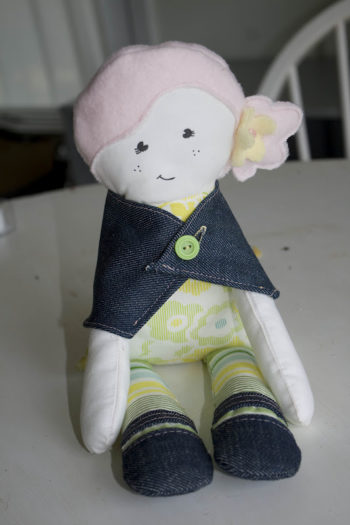 Miss Dolly with a side Pony Doll Tutorial | Plushie Patterns